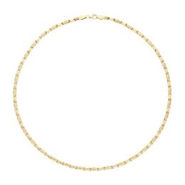 Vivance Damen Goldkette &raquo;stampato look&laquo; gelb