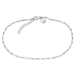 Vivance Damen Fu&szlig;kette &raquo;925/- Sterling Silber rhodiniert St&auml;bchen&laquo; wei&szlig;