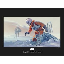 Komar Bild &raquo;Star Wars Classic RMQ Hoth Battle Pilot&laquo; Star Wars 1 Stk. tlg. Wandbild zur Dekoration im Kinderzimmer - ohne Rahmen bunt Holz, Papier