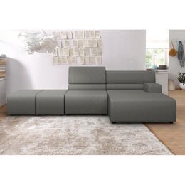 Egoitaliano Ecksofa &raquo;Babouche, Designsofa mit au&szlig;ergew&ouml;hnlichem Sitzkomfort zum Wohlf&uuml;hlen&laquo; grau Luxus-Micofaser Lederoptik (100% Polyester) ist ein neues 
