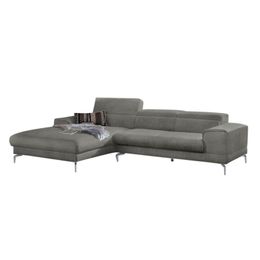 W.Schillig Ecksofa &raquo;piedroo, Designsofa mit tollem Sitzkomfort, bequem und elegant, L-Form&laquo; Kopfteilverstellung, wahlweise mit Sitztiefenverstellung, 