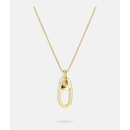Liebeskind Berlin Damen Kette mit Anh&auml;nger &raquo;Schmuck Geschenk Edelstahl Halskette Modern Knot Knoten&laquo; gold
