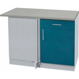 Wiho-K&uuml;chen wiho K&uuml;chen Eckunterschrank &raquo;Kiel&laquo; 110 cm breit blau