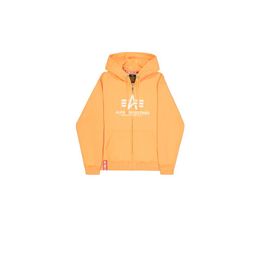 Alpha Industries Damen Hoodie &raquo;Basic Zip Hoodie BL PP&laquo; orange XXL