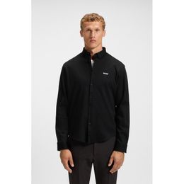 BOSS Green Herren BOSS Green Langarmhemd &raquo;B Motion L&laquo; softe Baumwolle, Vier-Wege-Stretch, knitterfrei schwarz 5XL, N-Gr