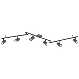 Globo LIGHTING Deckenstrahler &raquo;ROBBY&laquo; GU10 1 Stk. Deckenspot, GU10 Fassung, Wohnzimmer, Flur grau