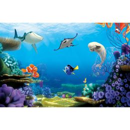 Komar Vliestapete &raquo;Digitaldruck Vlies - Finding Dory - Gr&ouml;&szlig;e 400 x 260 cm&laquo; bedruckt glatt Wohnzimmer, Schlafzimmer bunt Vlies