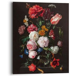Reinders Wandbild &raquo;Wandbild Stillleben mit Blumvase Jan Davidsz de Heem&laquo; Vasen 1 Stk. tlg. bunt MDF