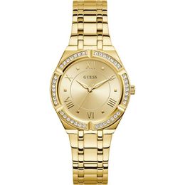Guess Damen Quarzuhr &raquo;COSMO&laquo; Armbanduhr, Damenuhr gold