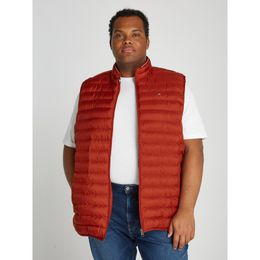 Tommy Hilfiger Big & Tall Tommy Hilfiger Big & Tall Herren Steppweste &raquo;BT-PACKABLE RECYCLED VEST-B&laquo; Gro&szlig;e Gr&ouml;&szlig;en mit Logostickerei rot XXL