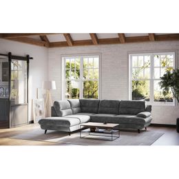 COTTA Ecksofa &raquo;Pike L-Form, B: 266 cm&laquo; optional Bettfunktion & Bettkasten 92% POLYESTER (PES) / 8% POLYAMID (PA)