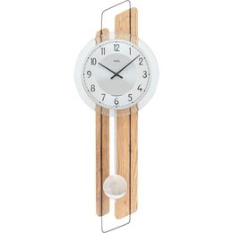AMS Unisex AMS Pendelwanduhr Quarzuhr,Holzgeh&auml;use,Esszimmer,Wohnzimmer,Made in Germany