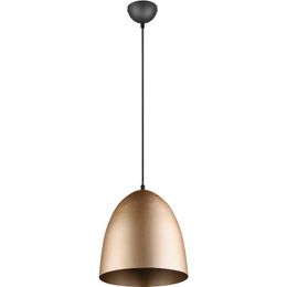 REALITY LEUCHTEN Pendelleuchte &raquo;Tilda&laquo; E27 1 Stk. warmwei&szlig; - kaltwei&szlig; elegante H&auml;ngelampe, max 150cm h&ouml;henverstellbar, exkl 1xE27 max 40W braun