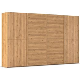 Rauch Schwebet&uuml;renschrank &raquo;Kleiderschrank Schrank Garderobe Schlafzimmerschrank SCALE-WOOD&laquo; senkrecht geteilte T&uuml;ren in robuster massiver Asteiche 