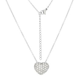 Vivance Damen Herzkette &raquo;sparkling heart&laquo; silber