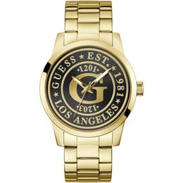 Guess Herren Quarzuhr &raquo;COLLEGIATE G&laquo; Armbanduhr, Herrenuhr, Edelstahlarmband