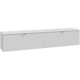 FORTE Lowboard &raquo;LibertadTV-Board, TV-Schrank&laquo; gro&szlig;es TV Board, erweiterbar, Wandmontage, Metallgriff wei&szlig; Spanplatte