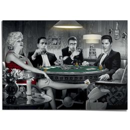 Reinders Poster &raquo;Chris Consani - four of a kind&laquo; Home Office - Monroe-Presley-Dean-Bogart - Schwarz-Wei&szlig; - Papier schwarz-wei&szlig;