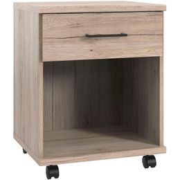 wimex Rollcontainer &raquo;Home Desk&laquo; mit 1 Schublade, 46cm breit, 58cm hoch braun