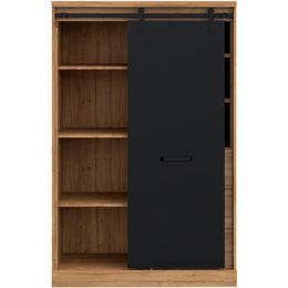 FORTE Highboard &raquo;Kaszimiro&laquo; schwarz Spanplatte