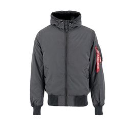 Alpha Industries Damen Bomberjacke &raquo;MA-1 Hooded Reflective&laquo; schwarz S