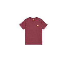 Alpha Industries Damen T-Shirt &raquo;Basic T-Shirt SL&laquo; rot XS