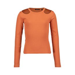 Blue Seven M&auml;dchen Langarmshirt mit tollen Cut-Outs an den Schultern rot 176