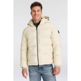 BOSS Orange Damen BOSS Orange Steppjacke &raquo;Obark&laquo; mit Kapuze mit integriertem Stehkragen beige 56