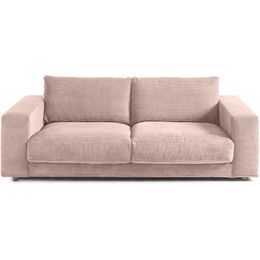 3C Candy 2-Sitzer &raquo;Enisa softig und legeres Big-Sofa, bequem und komfortabel&laquo; Zeitloses und stylisches Loungem&ouml;bel, in Breitcord rosa 88% Polyester, 