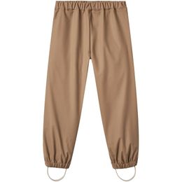 Wheat M&auml;dchen Wheat Regenhose &raquo;Rainwear Olo Trousers&laquo; wasserdicht braun 92, N-Gr
