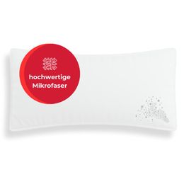 OTTO home Microfaserkissen &raquo;Baca, Kopfkissen 40x80 cm und 80x80 cm&laquo; F&uuml;llung: 6D-Hohlfaser Bezug: Polyester 1 Stk. tlg. Kissen, mit edlem 
