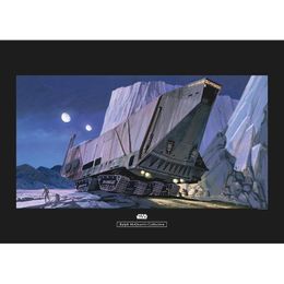 Komar Bild &raquo;Star Wars Classic RMQ Sandcrawler&laquo; Star Wars 1 Stk. tlg. Wandbild zur Dekoration im Kinderzimmer - ohne Rahmen bunt Holz, Papier