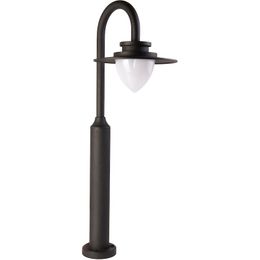 Searchlight Pollerleuchte &raquo;Texas 800mm 8W 3000k Bollard, Graphite&laquo; LED-Modul 1 Stk. Warmwei&szlig; grau