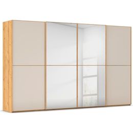 Rauch Schwebet&uuml;renschrank &raquo;Kleiderschrank Schrank Garderobe Schlafzimmerschrank SCALE-DUO&laquo; edle zweigeteilte T&uuml;ren Spiegel/Glas-Mix 3 Zierleisten MADE