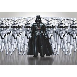 Komar Fototapete &raquo;STAR WARS Imperial Force - Gr&ouml;&szlig;e 368 x 254 cm&laquo; bedruckt glatt Kinderzimmer schwarz Papier