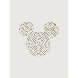 Komar Bild &raquo;Mickey ́s Score&laquo; Disney 1 Stk. tlg. Wandbild zur Dekoration im Kinderzimmer - ohne Rahmen beige Holz, Papier