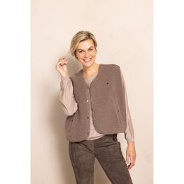 Zhrill Damen Kurzweste &raquo;ZHEREN&laquo; unifarben, casual, bequem XL