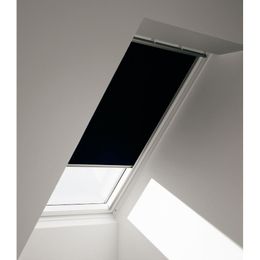 Velux Verdunklungsrollo &raquo;DKL SK06/MK04/FK04/CK02/CK04/FK06/MK06 1100S&laquo; abdunkelnd Verdunkelung ohne Bohren in F&uuml;hrungsschienen alufarbene 