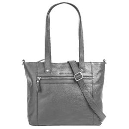 Betty Barclay Damen Shopper echt Leder schwarz