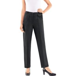 COME ON Damen Hose mit seitlichem Dehnbund anthrazit-meliert Gr&ouml;&szlig;e 44