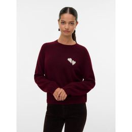 V&eacute;ro Moda Vero Moda Damen Strickpullover &raquo;VMBAM LS O-NECK PULLOVER BOO ENT&laquo; S