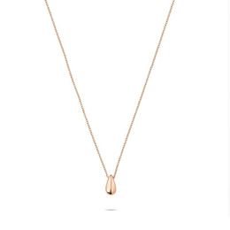 Liebeskind Berlin Damen Kette mit Anh&auml;nger &raquo;Schmuck Geschenk Edelstahl Halskette The Mini Drop Tropfen&laquo; rosa