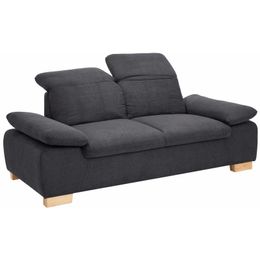 Home Affaire 2-Sitzer &raquo;Bergamo Multifunktions-Sofa, bequem und komfortabel&laquo; mit Armlehn-und R&uuml;ckenfunktion, Federkern grau Chenille 100% Polyester;