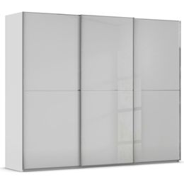 Rauch Schwebet&uuml;renschrank &raquo;Kleiderschrank Schrank Garderobe Schlafzimmerschrank SCALE-DUO&laquo; edle zweigeteilte T&uuml;ren Glas-Front mit 3 Zierleisten MADE 