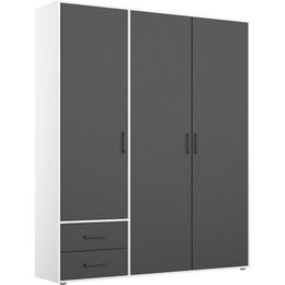 Rauch Dreht&uuml;renschrank &raquo;Kleiderschrank Schrank Garderobe W&auml;scheschrank VOYAGER&laquo; in 3 verschiedenen Ausstattungen BASIC/CLASSIC/PREMIUM, mit 2 modernen