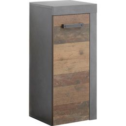 Inosign Unterschrank &raquo;Ilana&laquo; Badschrank im modernen Industrial Style - Ma&szlig;e (B/T/H) 36/31/81 cm grau Holzwerkstoff