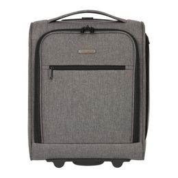 Travelite Unisex Travelite Weichgep&auml;ck-Trolley &raquo;CABIN Bordtrolley Underseat, 43 cm&laquo; 28 l 2 Rollen Handgep&auml;ck-Koffer Reisekoffer mit Aufsteckfunktion 