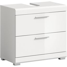 Welltime Waschbeckenunterschrank &raquo;SIENA, Breite 60cm, 2 T&uuml;r, 2 F&auml;cher, mit Siphonausschnitt, MDF-Front&laquo; TOPSELLER!, 1 Stk. tlg. in verschiedenen 