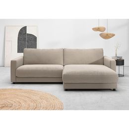 Home Affaire Ecksofa &raquo;Ecksofa Jiro, L-Form, gro&szlig;e Sitztiefe, Breite 265 cm&laquo; lose Sitz- & R&uuml;ckenkissen, weicher Polsteraufbau, komfortabel & modern 85%