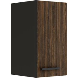 Optifit H&auml;ngeschrank &raquo;Palma&laquo; Breite 30 cm, 1 T&uuml;r, 1 Einlegeboden schwarz Holzwerkstoff